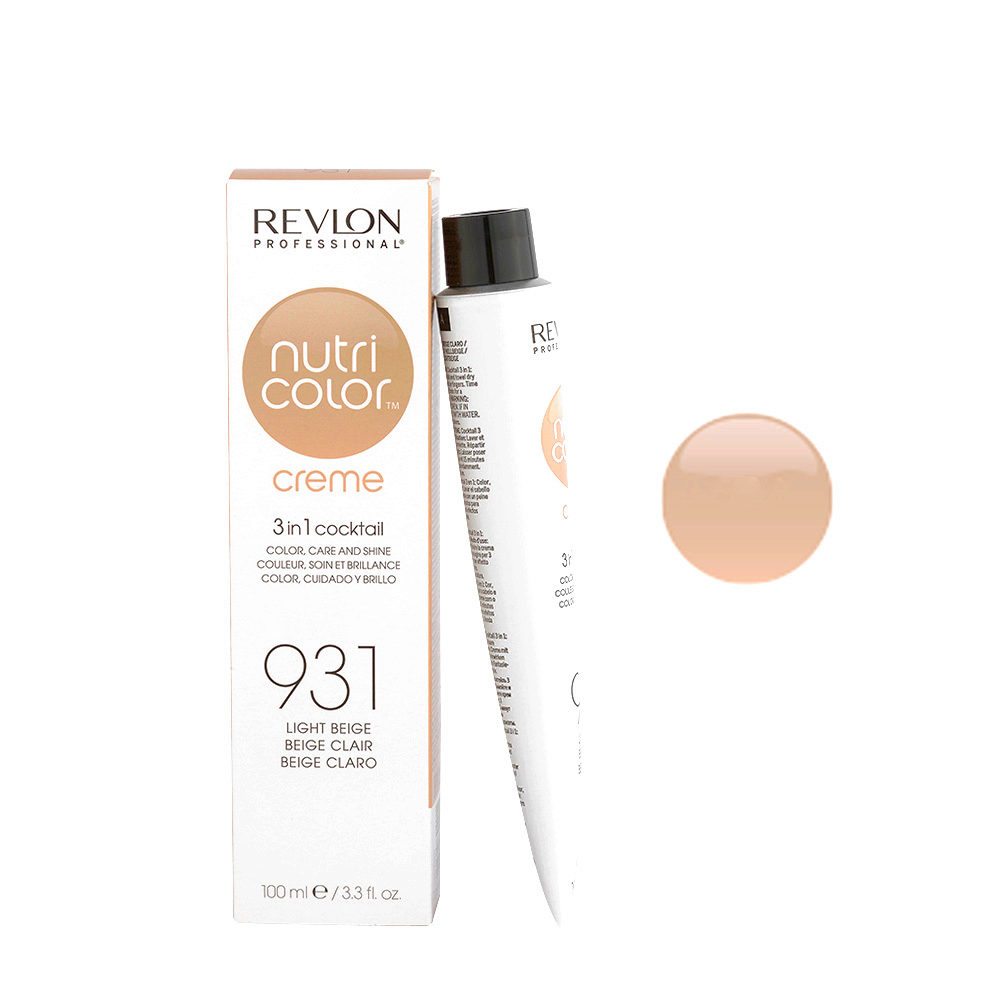 Revlon Nutri Color Creme 931 Leichtes Beige 100ml - Farbemask | Hair ...