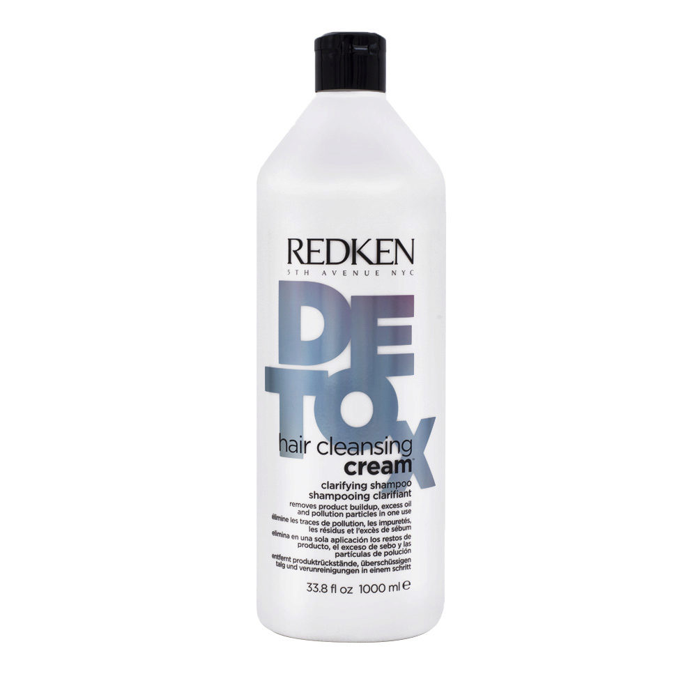 Redken Detox Hair Cleansing Cream Shampoo 1000ml - Reinigungshampoo ...