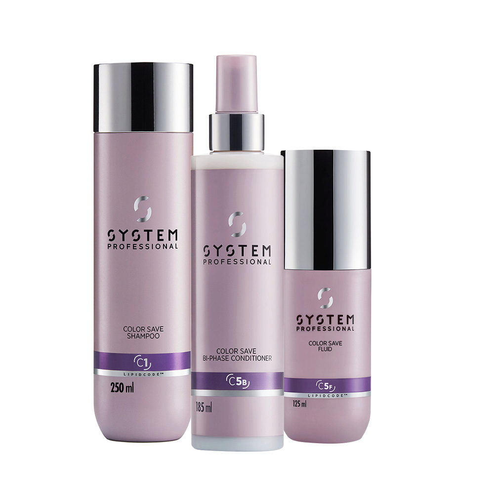 System Professional Color Save Shampoo C1 250ml Bi - Phase Conditioner ...